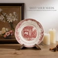 COREBAY 4.5 Inch Plate Stand Display - Wooden Picture Frame Holder ...