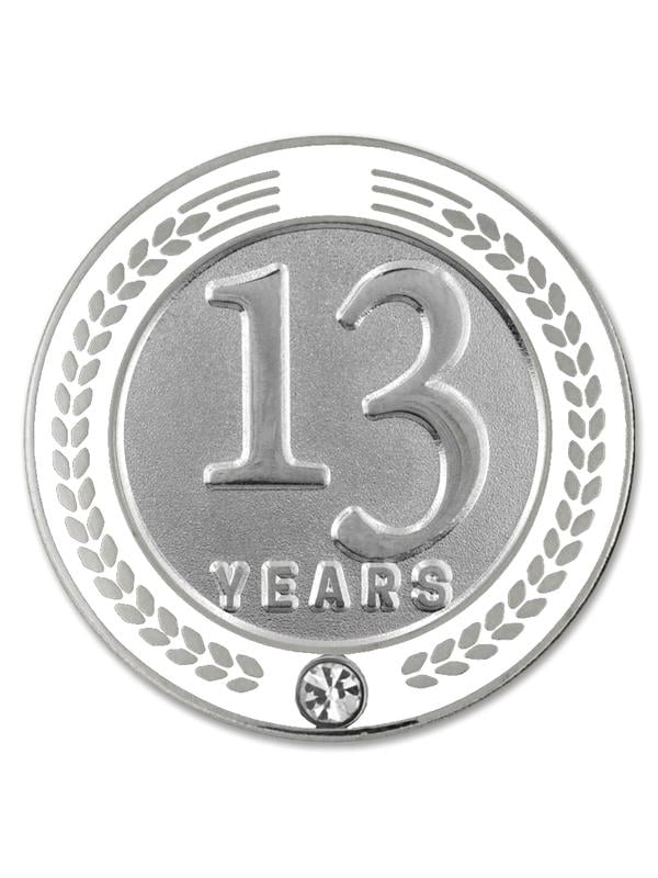 PinMart's 13 Years of Service Award Employee Recognition Gift Lapel Pin ...