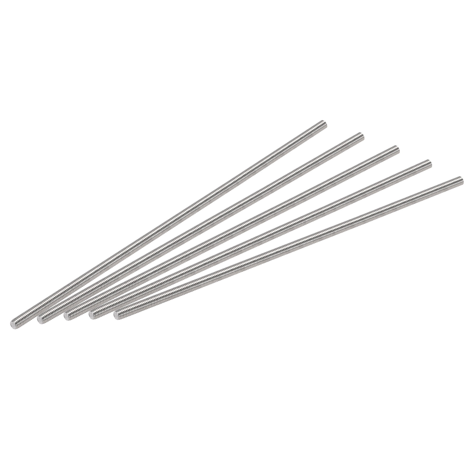 Uxcell M3 x 110mm Fully Threaded Rod 304 Stainless Steel Right Hand ...