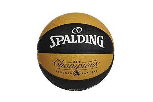 Spalding Raptors Championship Basketball Black/Gold Rubber Basketball ...