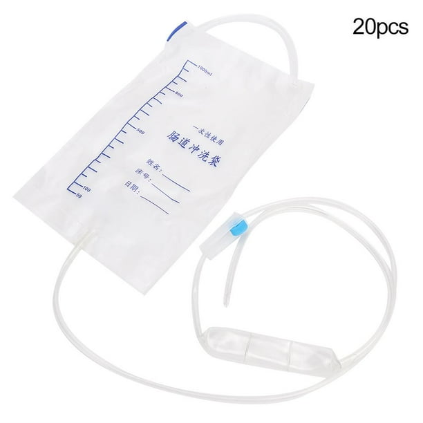 LYUMO Intestinal Wash Bag,20pcs Disposable Enema Bag Intestinal Wash ...