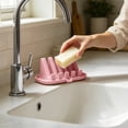 Assorted-color silicone soap dish, suitable for bar soap and shower use ...