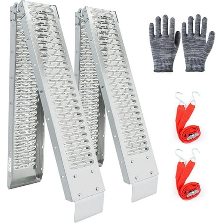 83'' x 8.7'' Folding Heavy Duty Steel Loading Ramps for Truck & Trailer ...