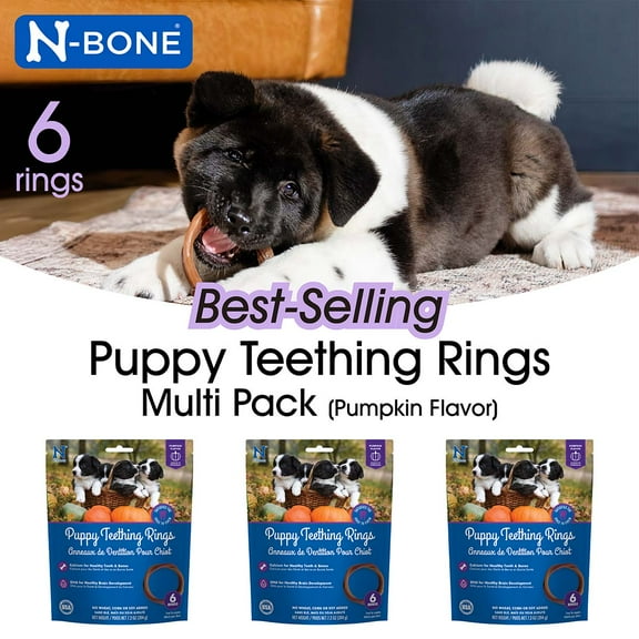 N-Bone N-Bone Puppy Teething Ring - Chicken Flavor Puppy Teething Ring ...