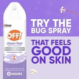 OFF! Clean Feel Insect Repellent 1, Aerosol Mosquito & Bug Spray with ...