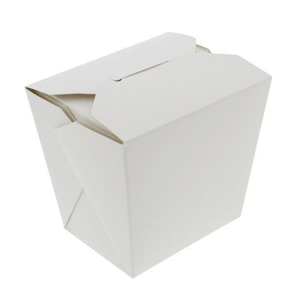 Spec101 Chinese Take Out Boxes 16 oz Chinese Food Containers White 50pk ...