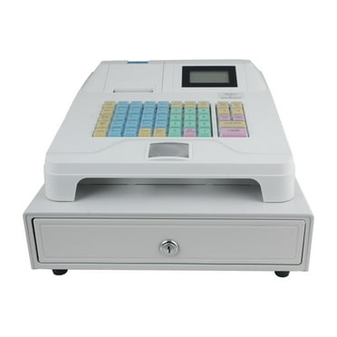 CNCEST Electronic Cash Register 48 Keys POS Casher 8 Digital LED ...