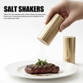 2Pcs Seasoning Shakers, 304 Stainless Steel Salt Dispensers with Non ...
