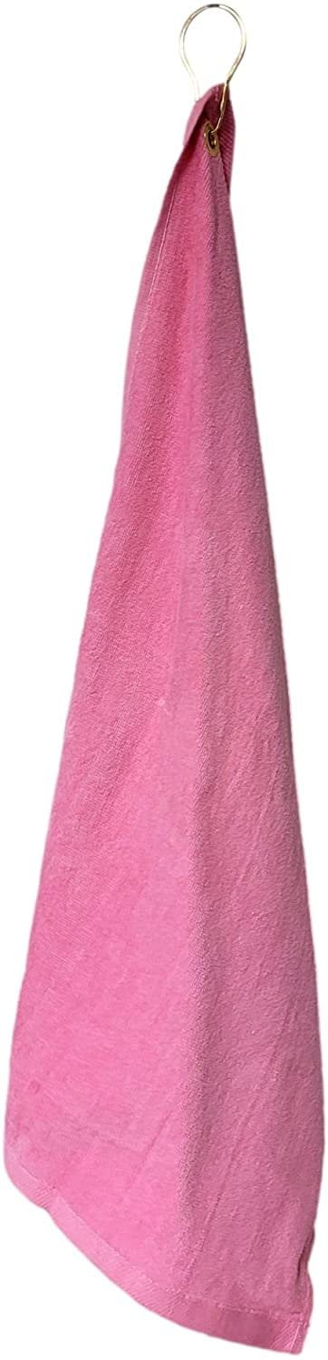 Golf Towel with Clip Light Pink - Walmart.com
