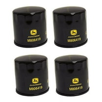 John Deere OEM Oil Filter #AM125424 for Lawnmower (4-Pack) - Walmart.com