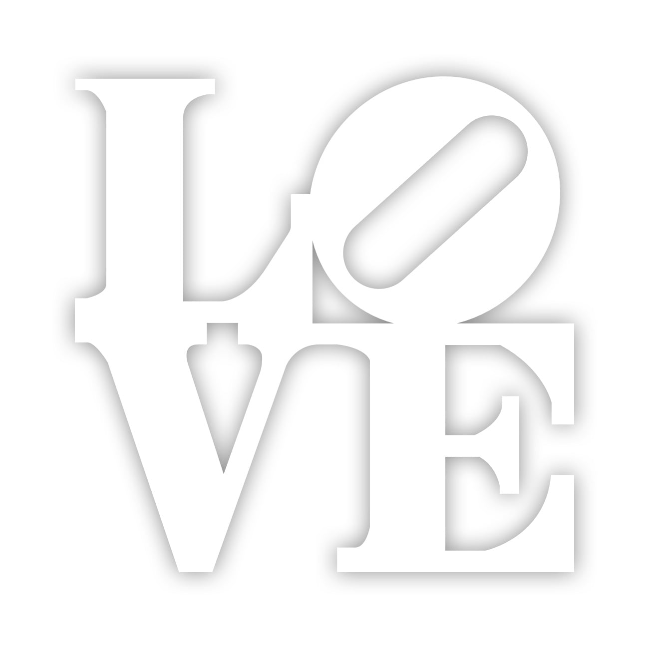 Love Park Sticker Decal Die Cut - Self Adhesive Vinyl - Weatherproof ...