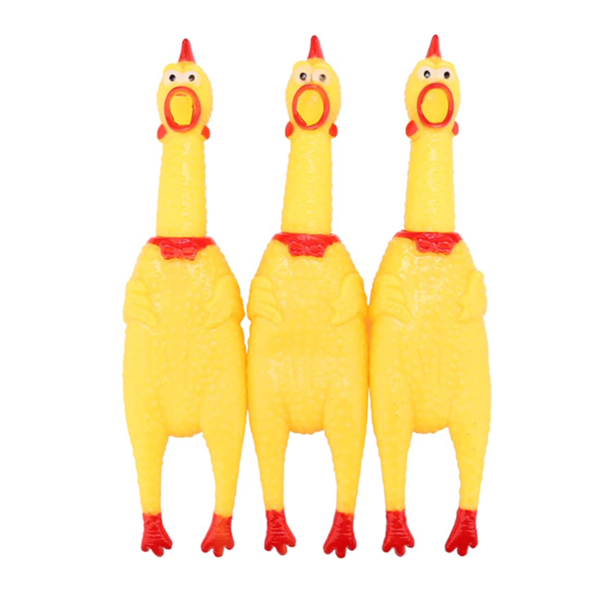 3 Pollo Chillon Grande Sonido Hule Apachurrable Broma Chucho Toys Pollo ...