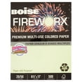 Boise FIREWORX Premium Colored Printer Paper, 20lb, 8-1/2 x 11, Garden ...