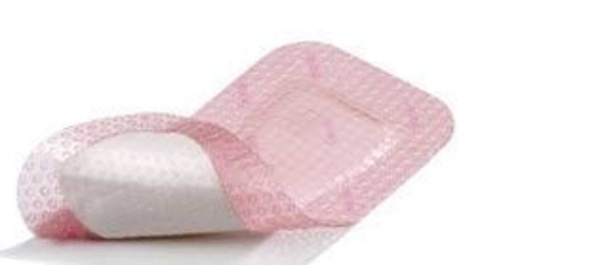 Allevyn Gentle Border Lite Foam Dressing: 10 Count, Pink, 2" x 2 ...