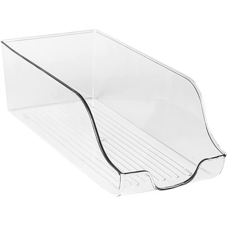 Refrigerator Organizer Bins Clear Plastic Stackable Food Storage Rack ...