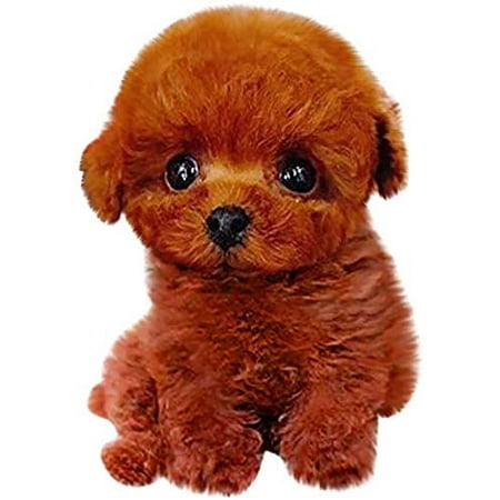 Realistic Teddy Dog Lucky, Handmade Realistic Figure Toy Dog Plush ...