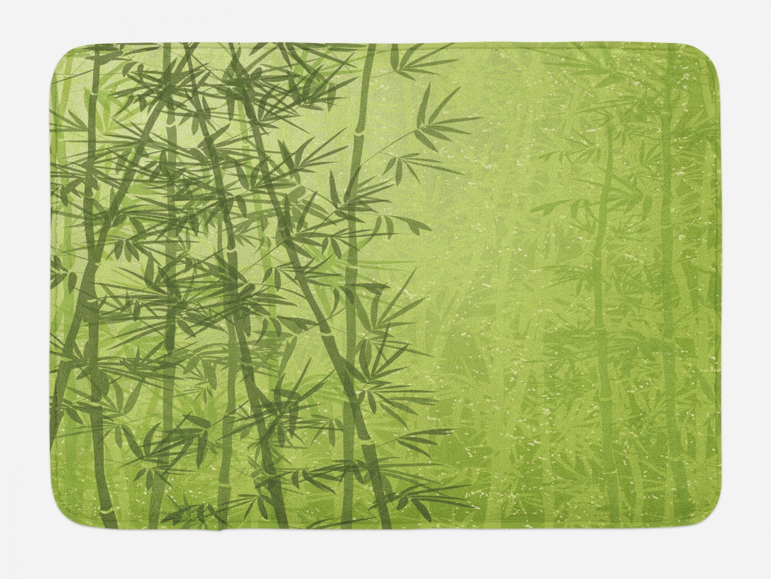 Exotic Bath Mat, Tropical Forest Rainforest Jungle Paradise Ecology ...