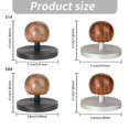 Aoqianlan Premium Flat-Bottom Aluminum Coffee Tamper with Elegant ...