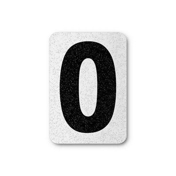 4 Inch Individual Number for Mailbox, House, Office, Apartment, Easy ...