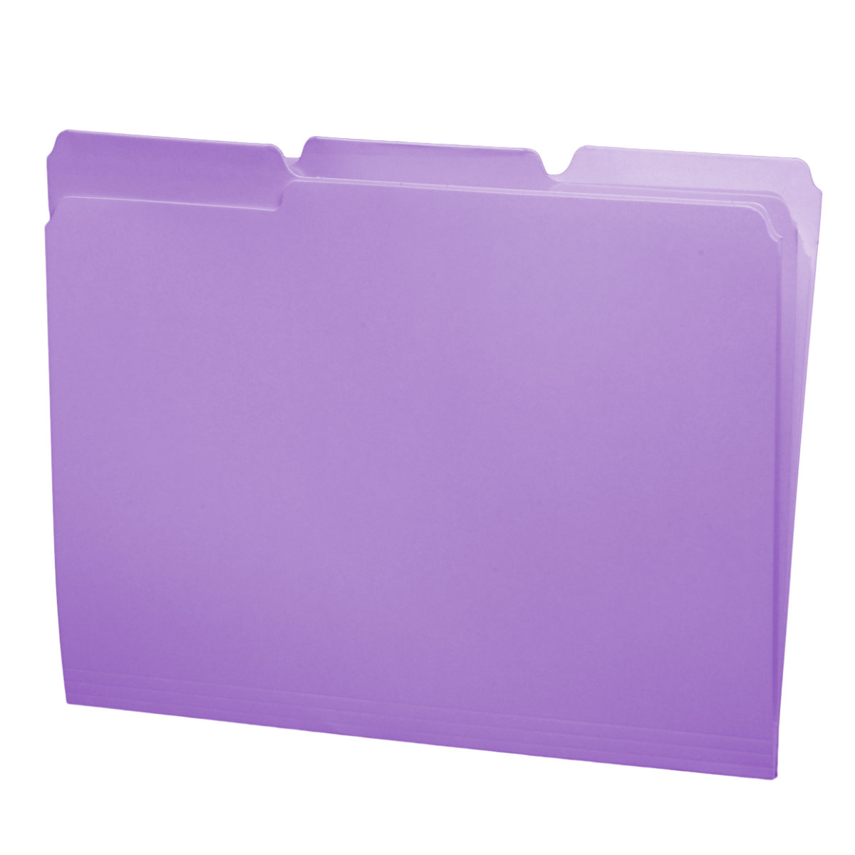 Lavender Color File Folders, 1/3 Cut Top Tab, Letter Size, Perfect for ...