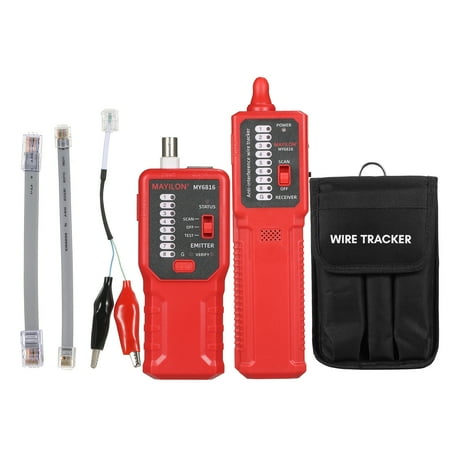 MAYILON Network Cable Tester Digital Signal Finder -jamming Noiseless ...