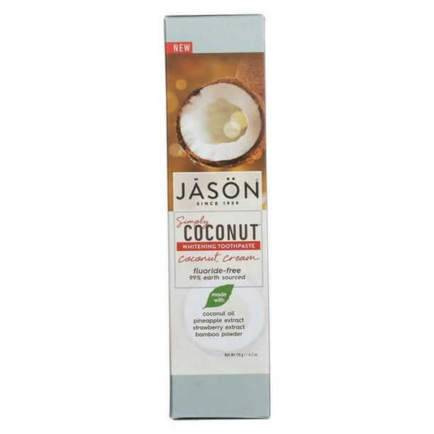 Jason Natural Products 2069417 4.2 oz Coconut Cream Whitening ...