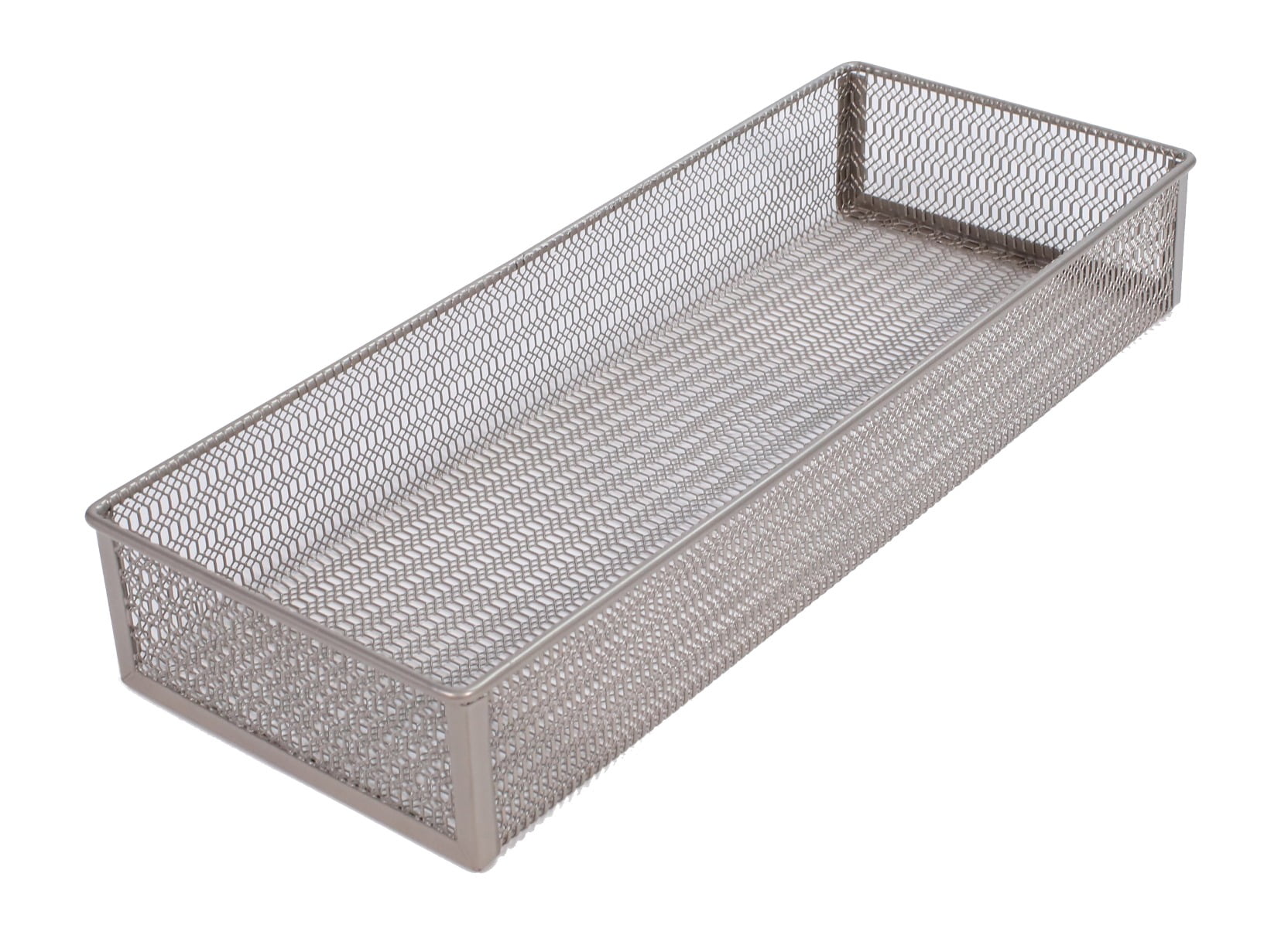 Tidy Living - Mesh Storage Tray - Steel Mesh Basket Organizer - Home ...