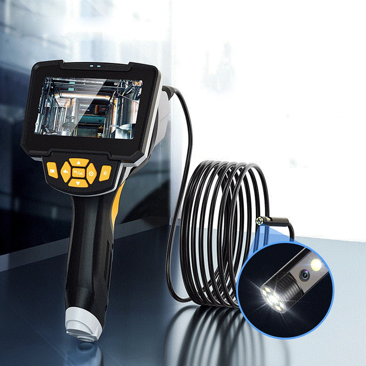 Industrial Endoscope, 4.3 Inch Cross-Border Industrial Endoscope with ...