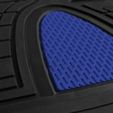 FH Group Premium Floor Mats Tall Channel Trimmable Rubber Mats - Full ...