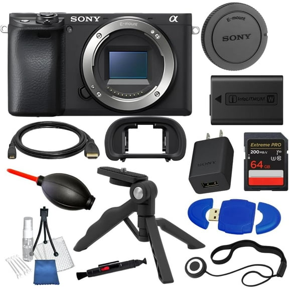 Sony Alpha a6400 Mirrorless Camera - 24.2MP, UHD 4K Video, Eye AF ...