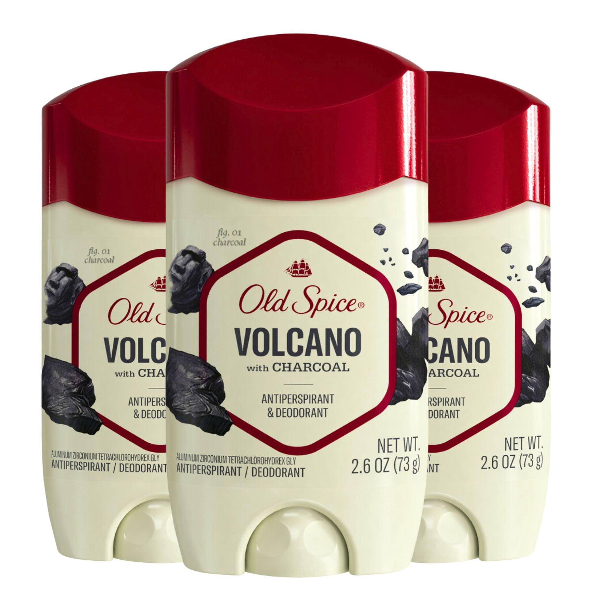 Antitranspirante y desodorante Old Spice Volcano para hombre 75 ml (x3 ...