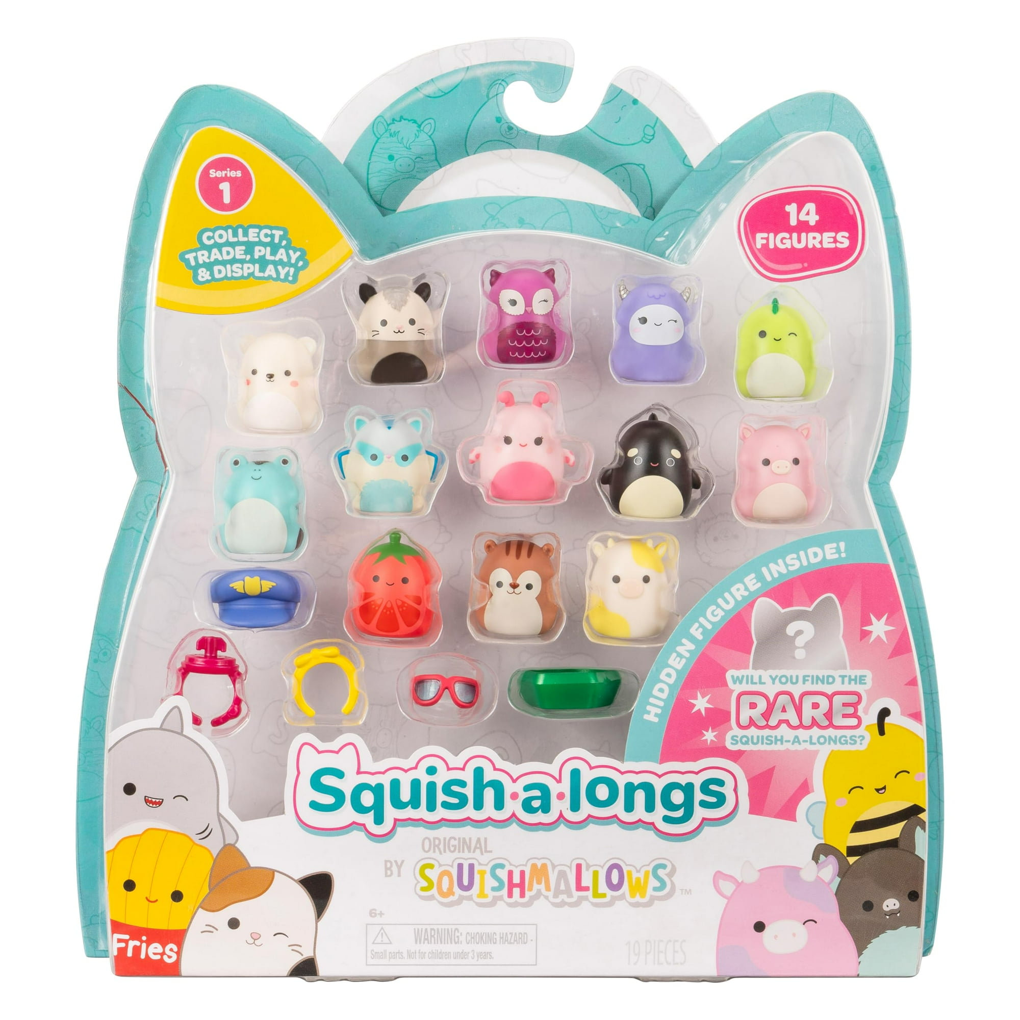 Click here for Squish-A-Longs 14 Pack - 1 Mini-Squish With 4 Acce... prices