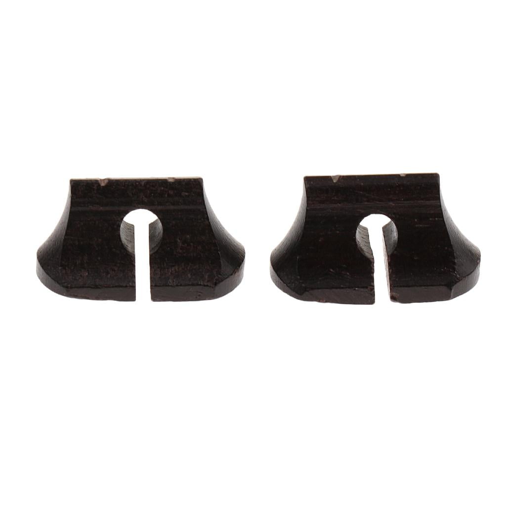 2 Pieces Exquisite Ebony Erhu Bridges for Erhu Player Erhu Perform ...