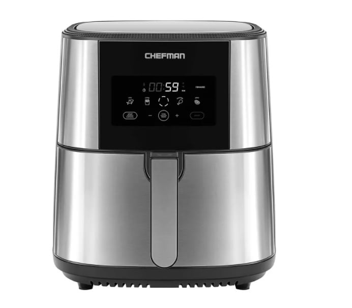 Restored Chefman RJ38-SQSS-8T 8qt Digital Air Fryer Silver (Refurbished) - Walmart.com