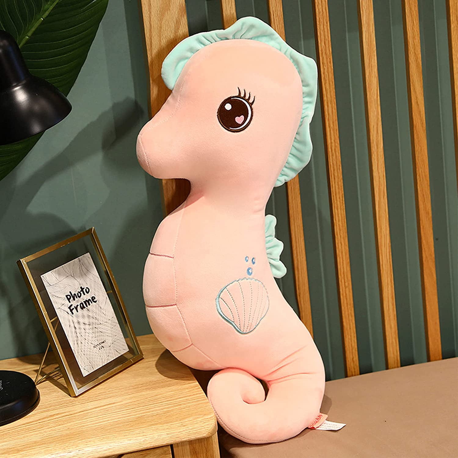 Seahorse Plush, 24"/60cm Hippocampus Plush, Marine Animal Plush Stuffed ...