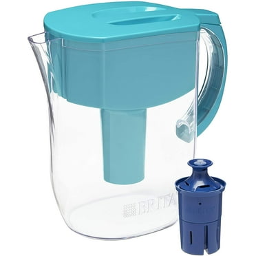 Brita Large 10-Cup Water Purifier Pitcher with Included 2 Longlast+ ...