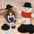 10Pcs 2 Style EVA Fabric Pillbox Stewardess Fascinator Hat Base for ...