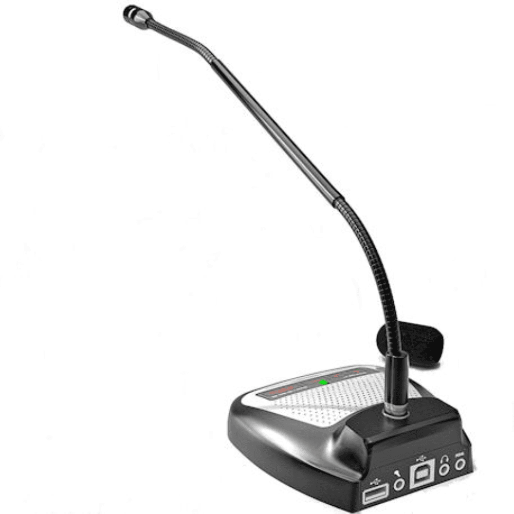 SpeechWare TBK6 USB 6-in-1 Gooseneck TableMike with Exclusive Variable ...