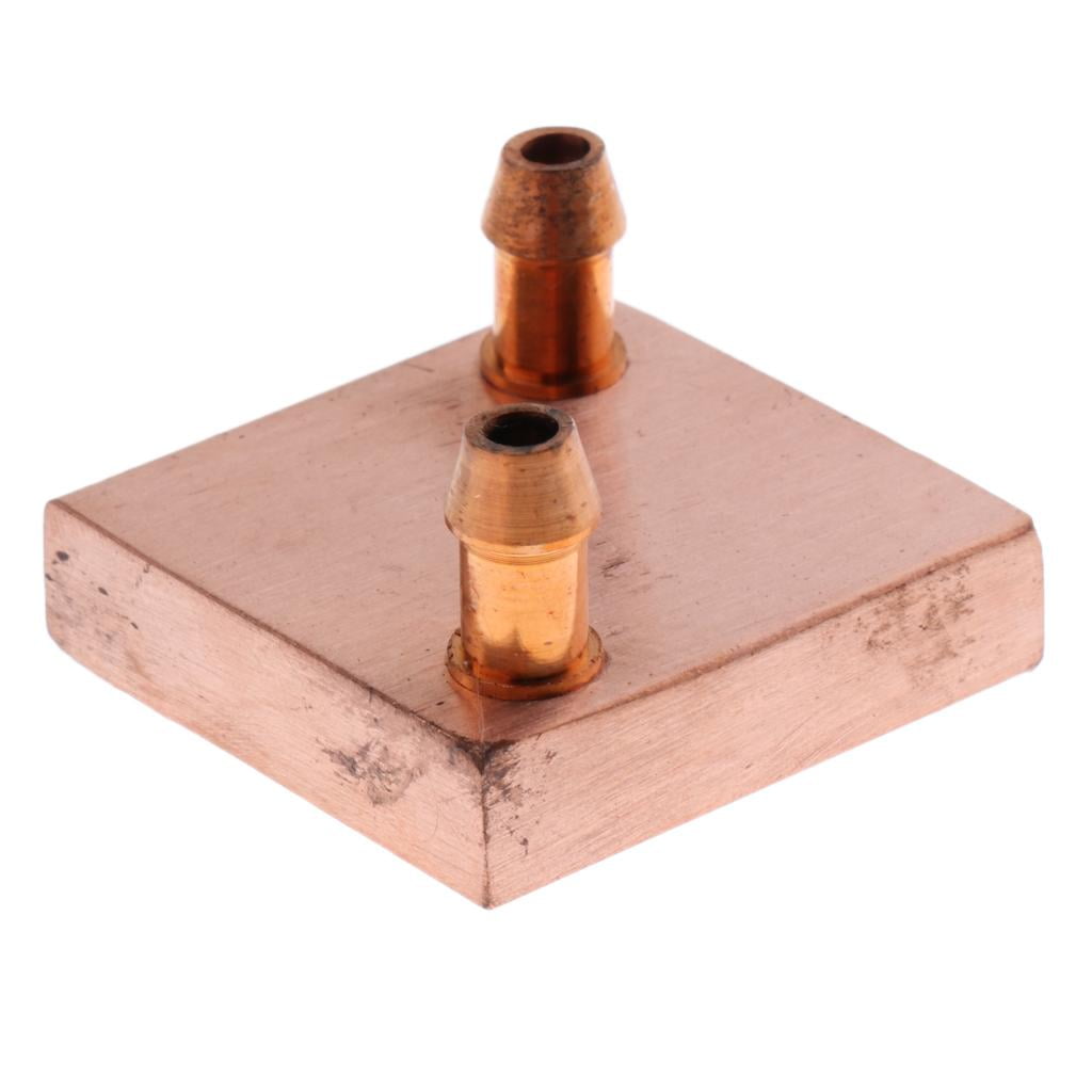 Copper Water Cooling Block, Liquid Water System for PC Computer CPU ...