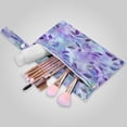 2 Pack Wet Dry Bags,Dreamy Purple Blue Leaf Pattern Waterproof Reusable ...