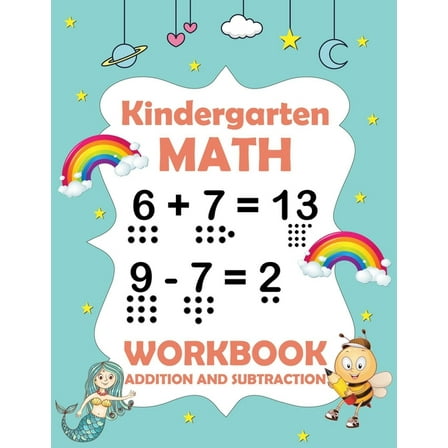 Math Workbook for Preschool and Kindergarten : 65 Pages of Addition ...