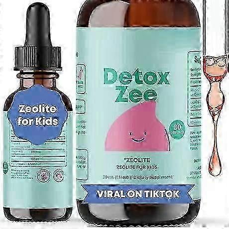 Zeolite Kids Detox Drops in Berry Flavor - 30ml Tube Feeding Supplement ...