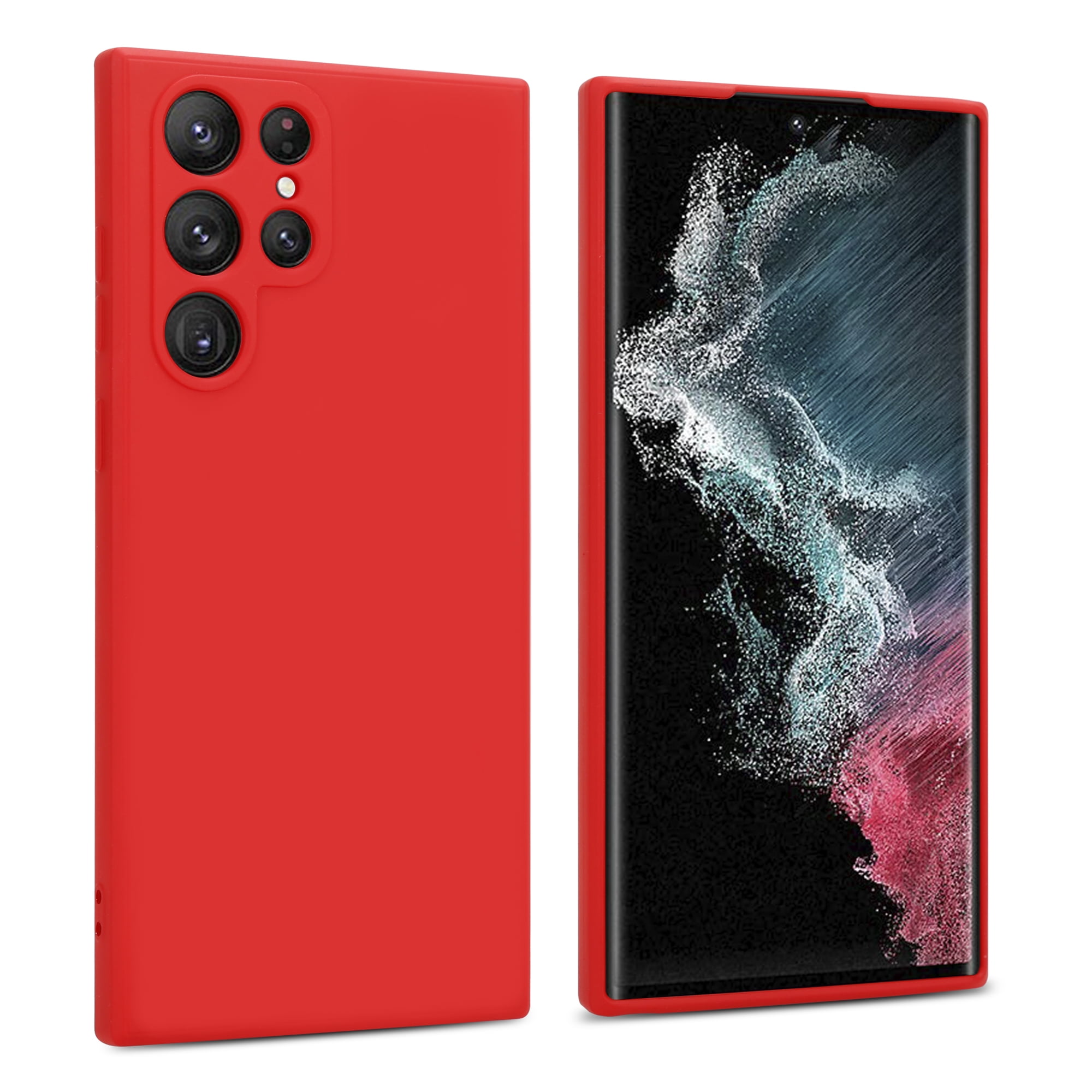 Samsung Galaxy S22 Ultra Case Silky Soft Touch, Liquid Silicone ...