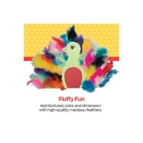 Crafting Feather Fluff, Marabou, Assorted Colors, Pack of 3000 ...