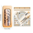 karymi Avoid Myopia Math Geometry Kit 8 Piece Student Supplies Set with ...