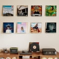 8 Pack Vinyl Record Shelf Wall Mount Shelves, 12 inch Clear Acrylic ...