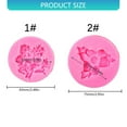 Leaves Flower Silicone Molds Heat Resistant Fondant Silicones Mould for ...