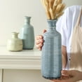 Ceramic Vase Set of 3, Rustic Neutral Vases Home Decor Farmhouse ...