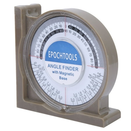 Slope Inclinometer Angle Finder, 0-360° Measuring Tool Slope Angle ...