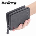 Baellerry Leather Men Wallets Zipper Short Desigh Wallet Hipster Credit ...